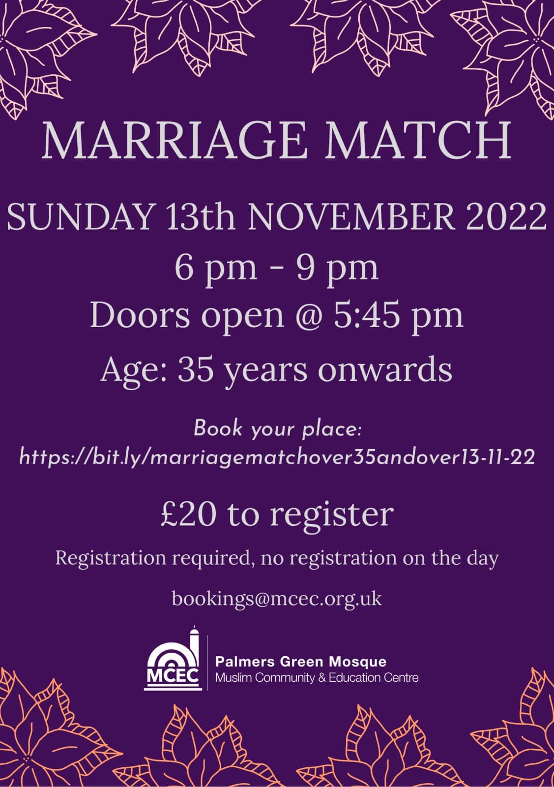 Home Page - Palmers Green Mosque MCEC